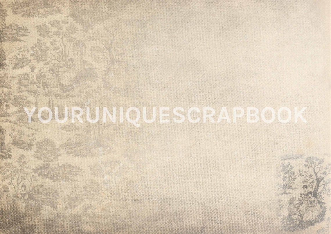 Old English Themed Scrapbooking Journal Paper Vintage Themed - Etsy UK