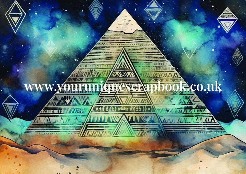 Ancient Egyptian - 16 Themed Digital Papers - Scrapbooking Journal ...