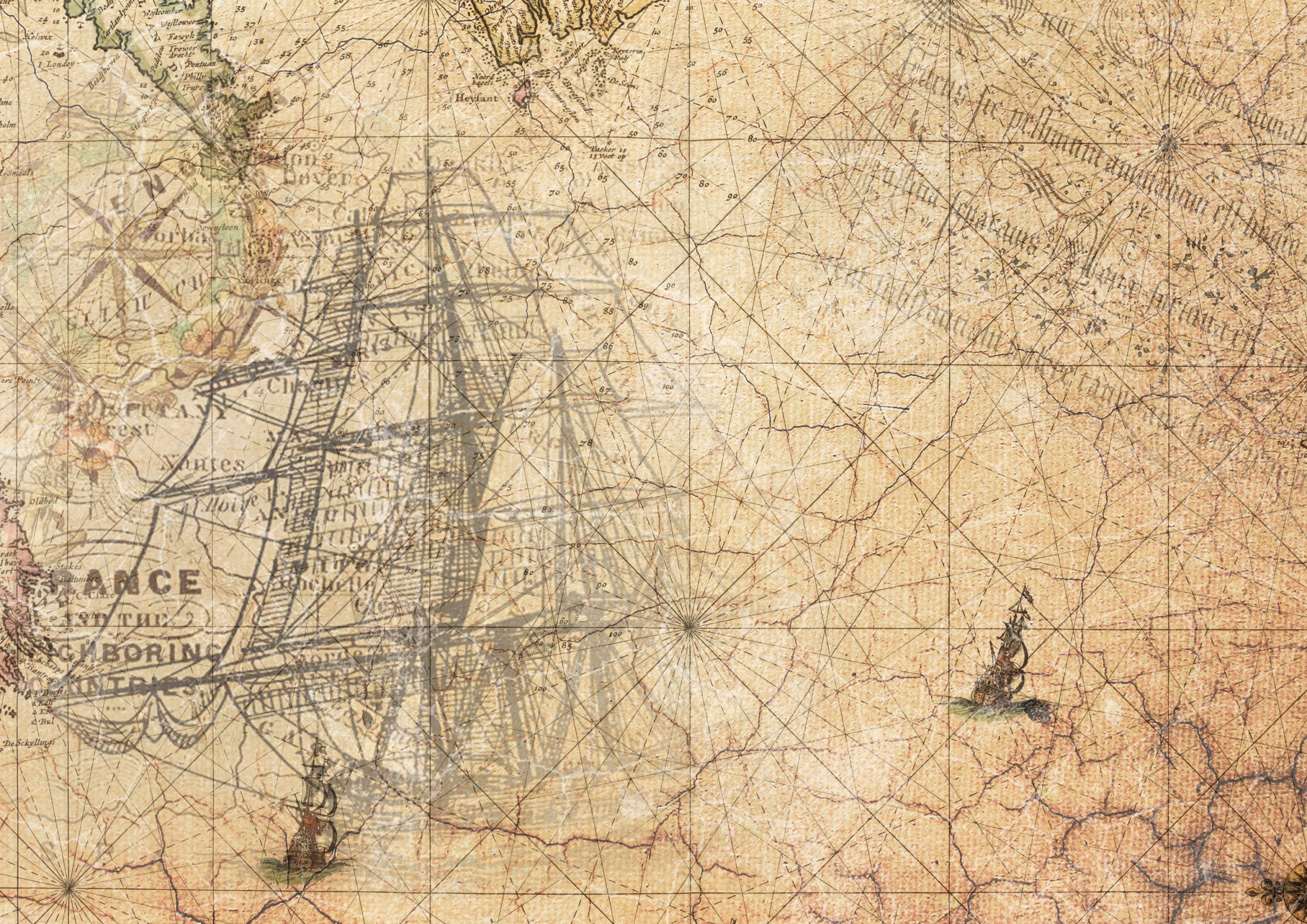 Old Maps 8 Digital Paper Downloads Scrapbooking Digital - Etsy