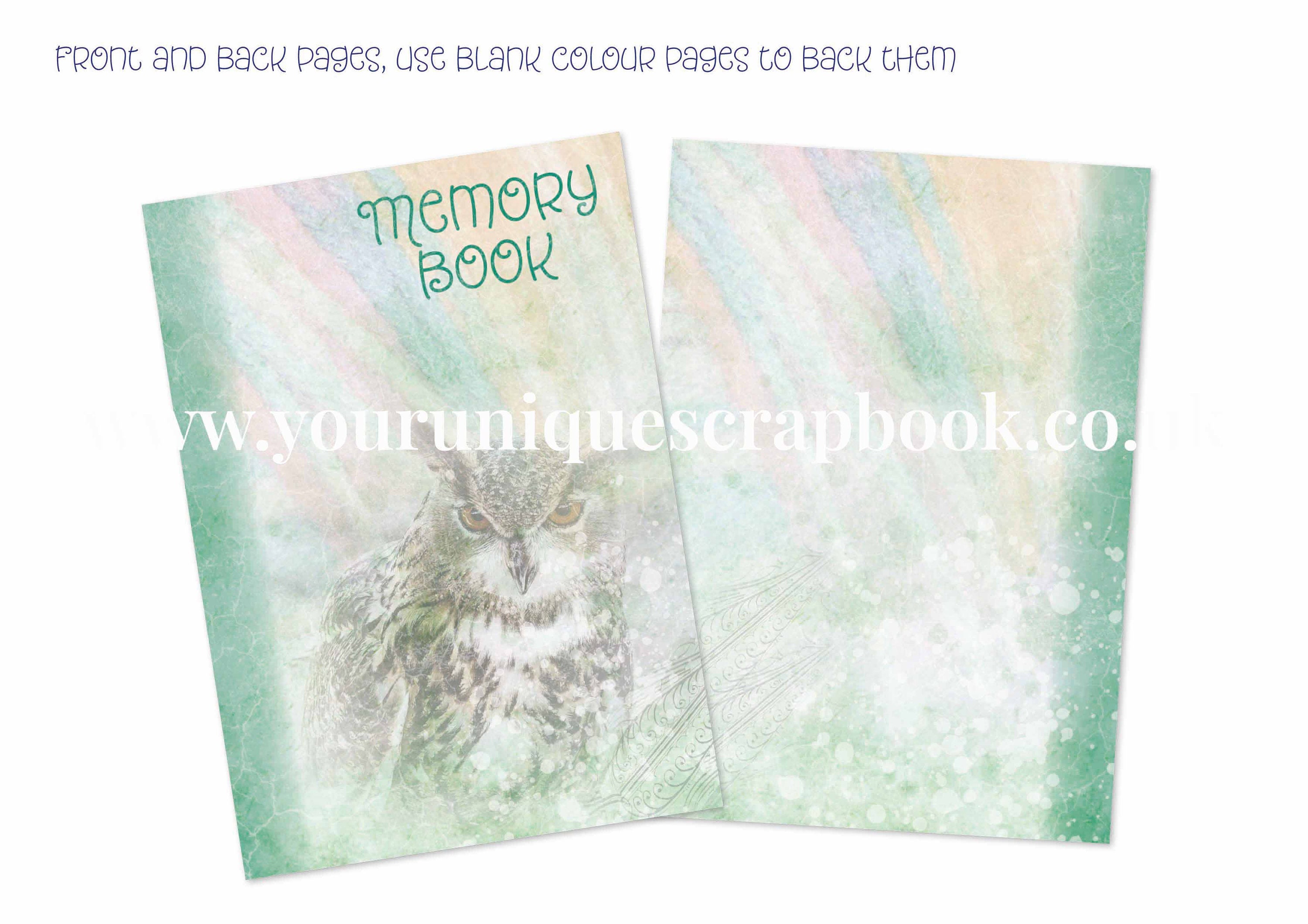 Dementia Memory Book A4 29 Digital Papers, 7 Tags, 3 Envelopes & 3 ...