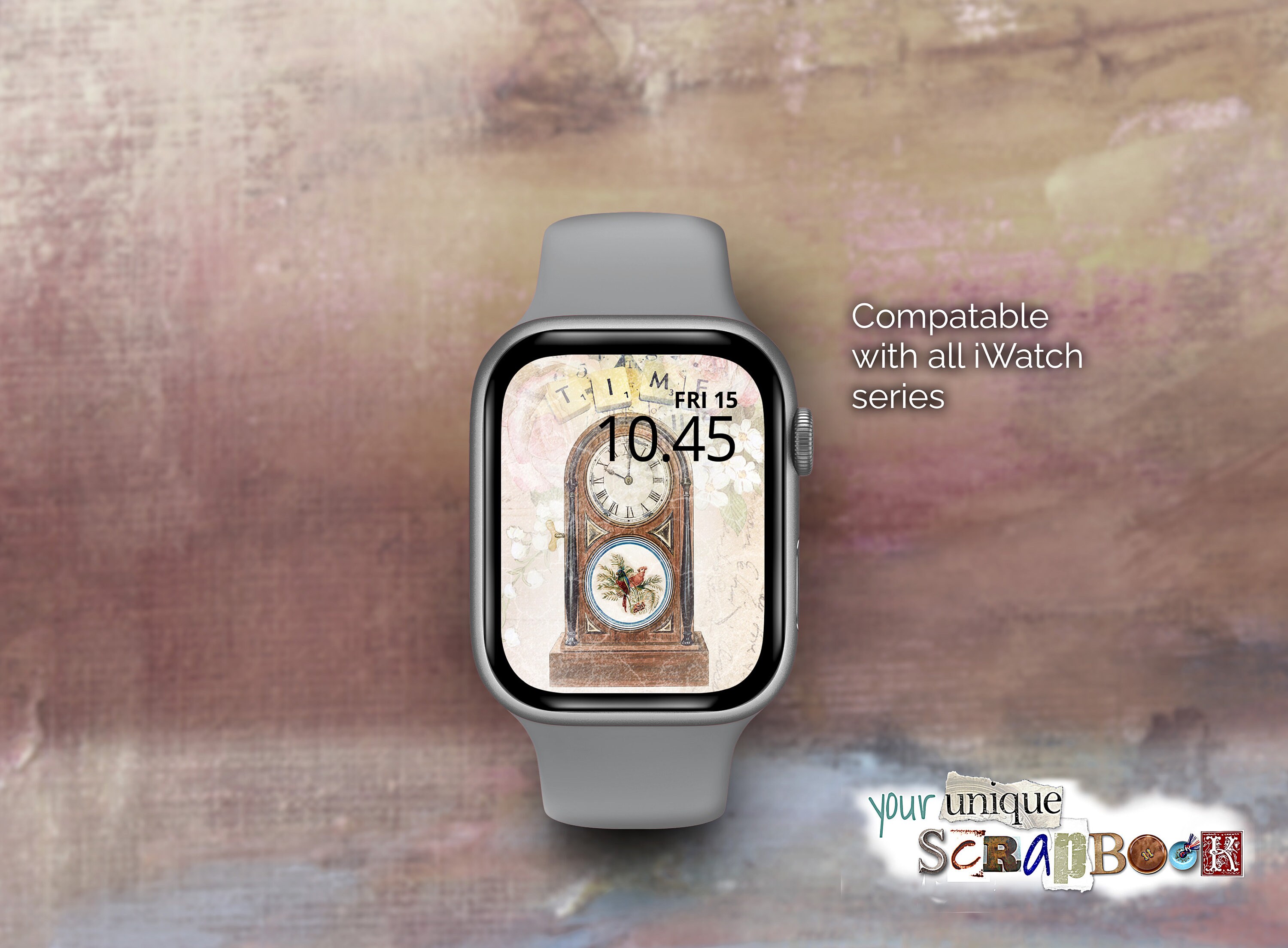 Apple Watch Face – Time Theme Wallpaper - Iwatch Wallpaper - iPhone ...