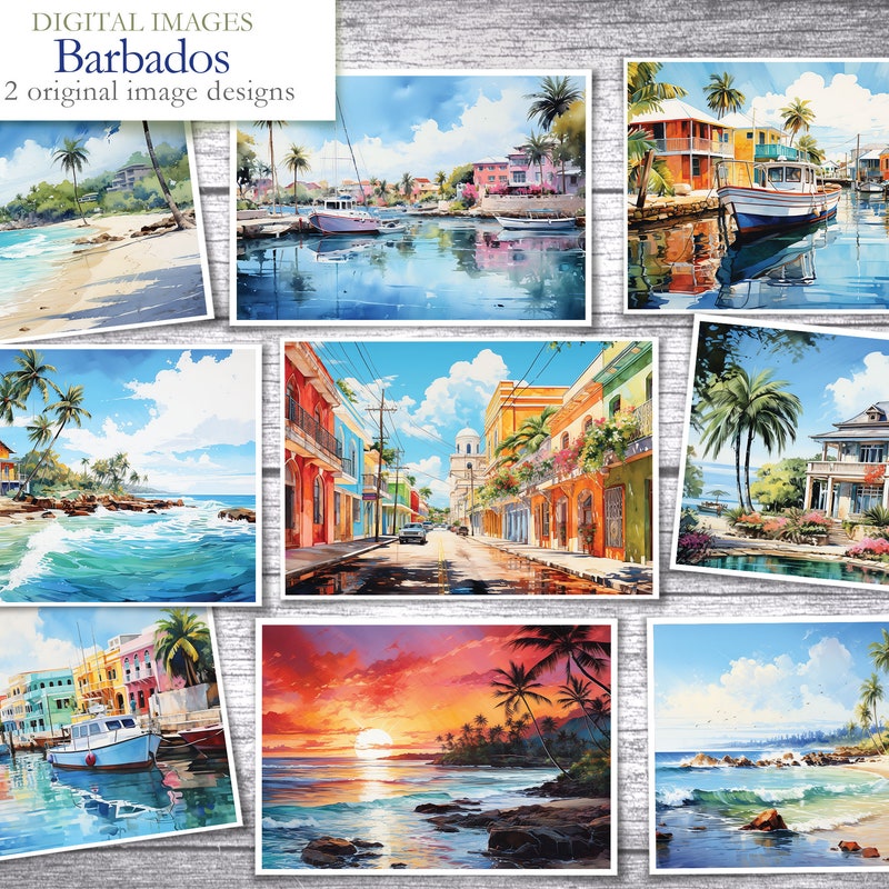 Barbados Art - Etsy