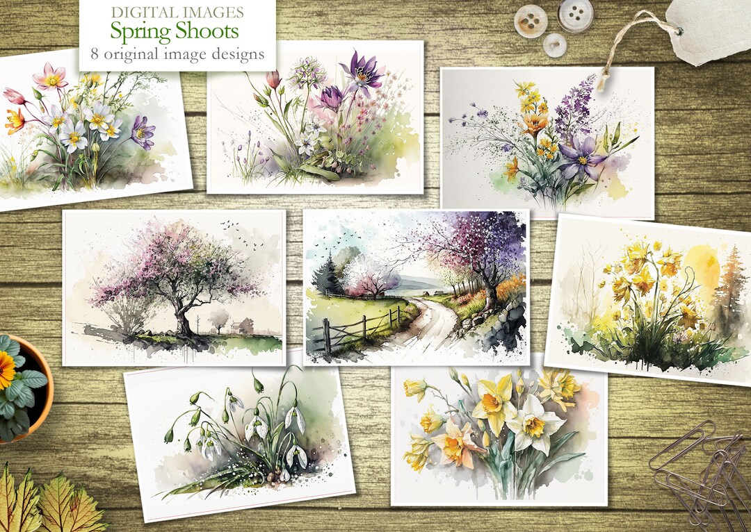 Seasonal Bundle Themed Images - Spring - Summer - Autumn - Winder ...