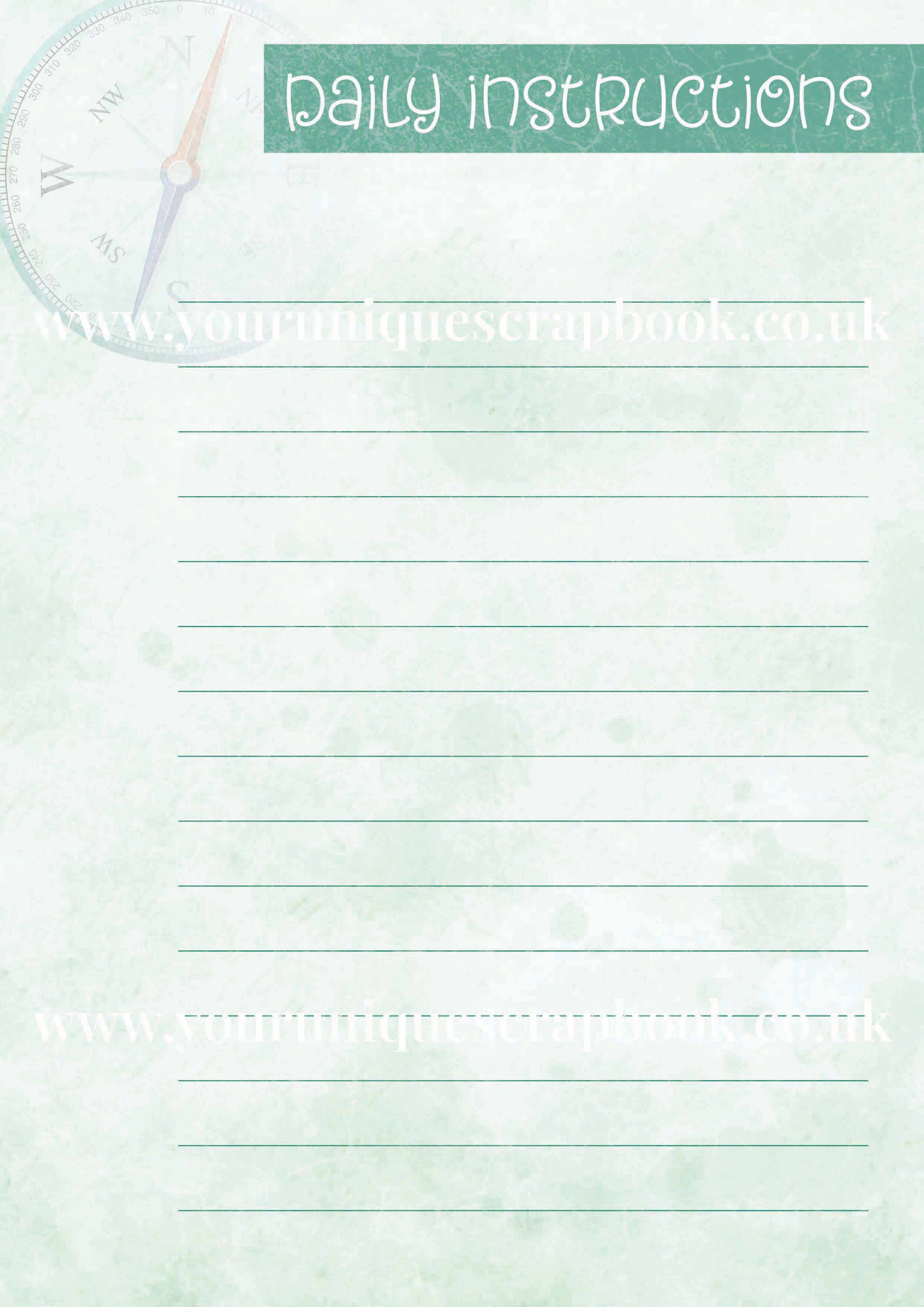 Dementia Memory Book A4 29 Digital Papers, 7 Tags, 3 Envelopes & 3 ...