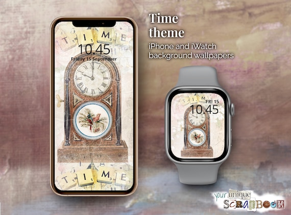Apple Watch Face Time Theme Wallpaper Iwatch Wallpaper - Etsy UK