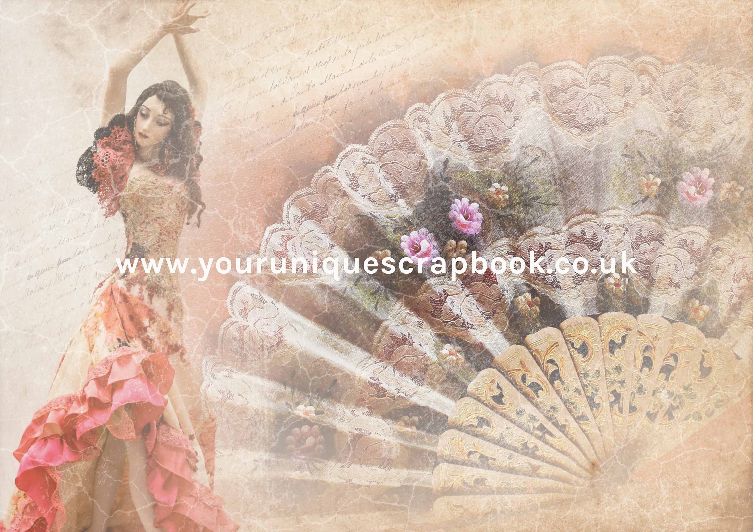 Spanish Themed 10 Digital Papers Scrapbooking Journal Paper Digital ...