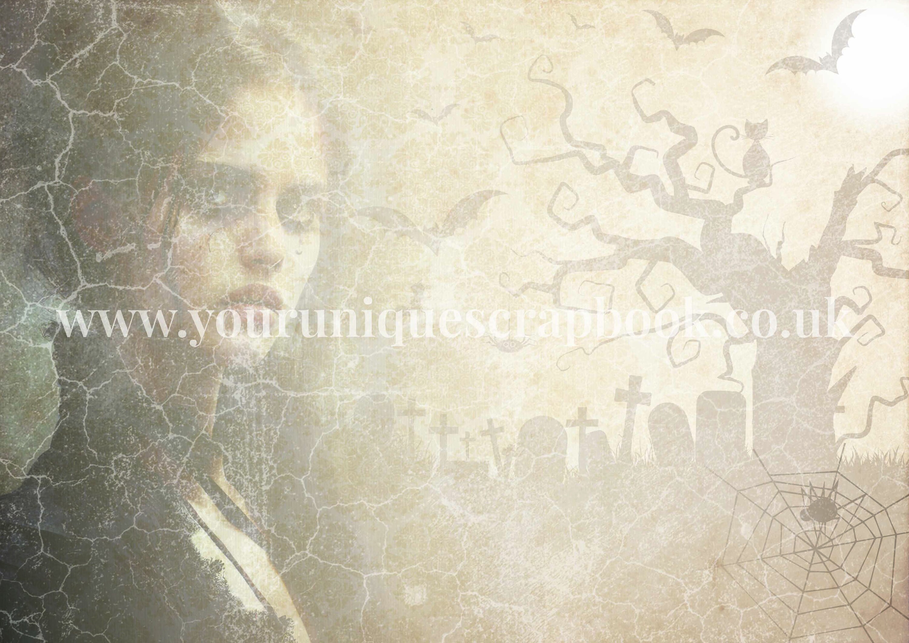 Wednesday Addams - 13 Themed Digital Paper - Vintage Paper Theme ...