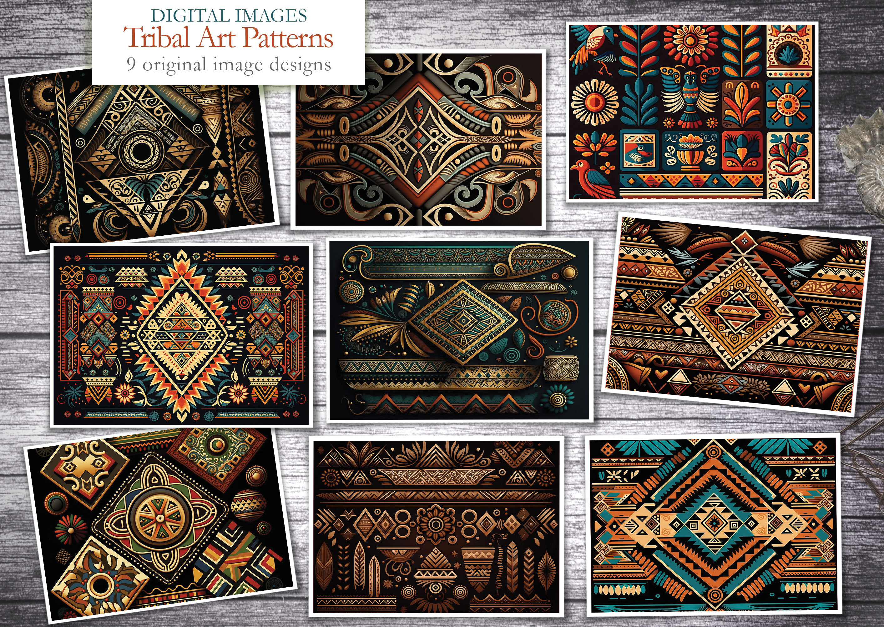 Indian Tribal Art Patterns