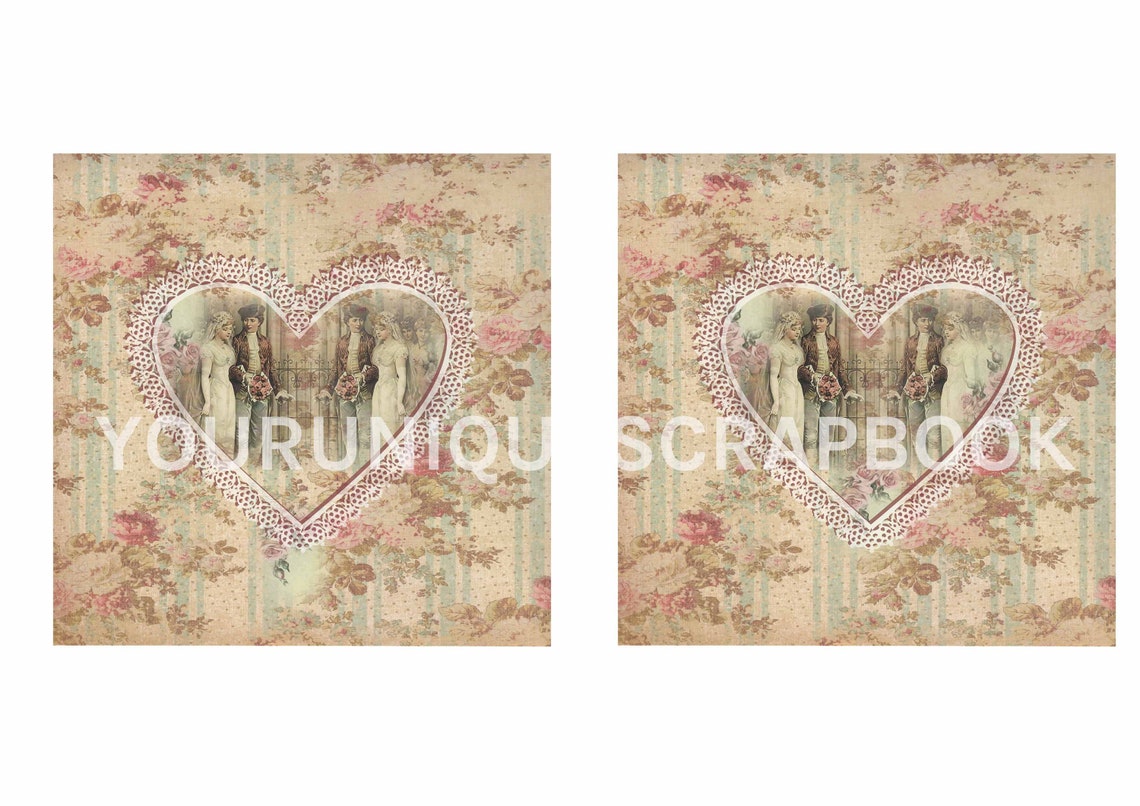 Old English Themed Scrapbooking Journal Paper Vintage Themed - Etsy UK