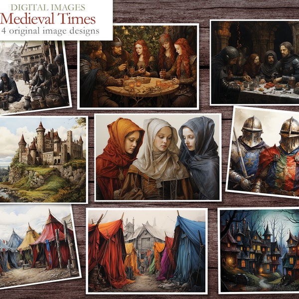 Medieval Scrapbook - Etsy