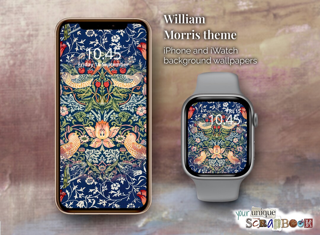 Apple Watch Face – William Morris Theme Wallpaper - Iwatch Wallpaper ...