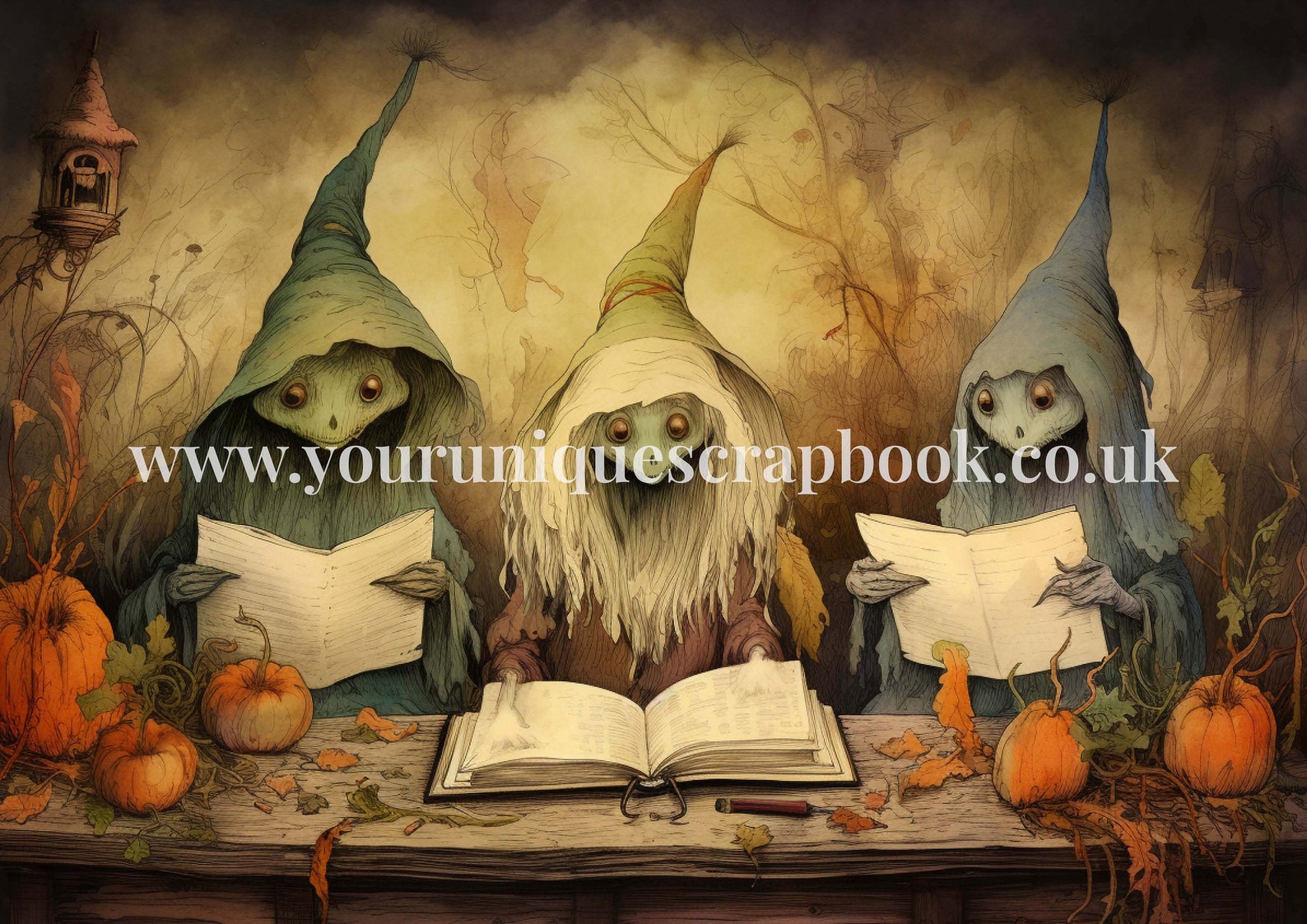 A Cauldron of Witches - 16 Themed Images - Digital Download Images ...