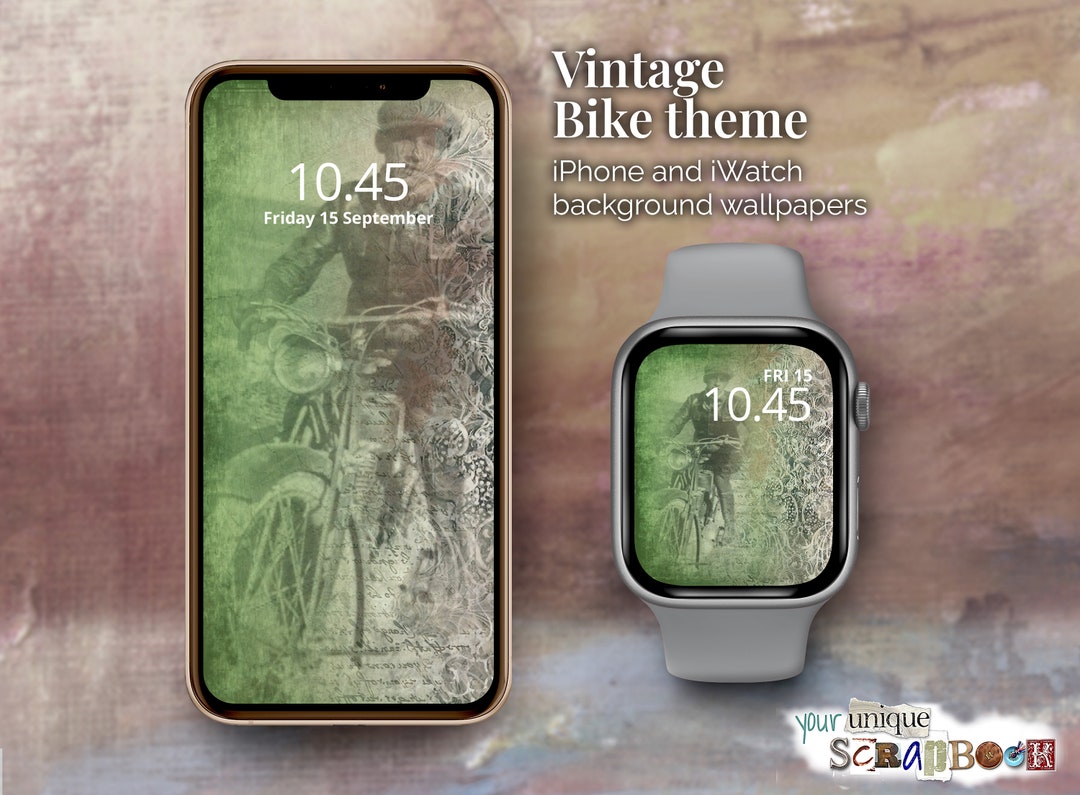 Apple Watch Face – Vintage Bike Theme Wallpaper, Iwatch Wallpaper ...