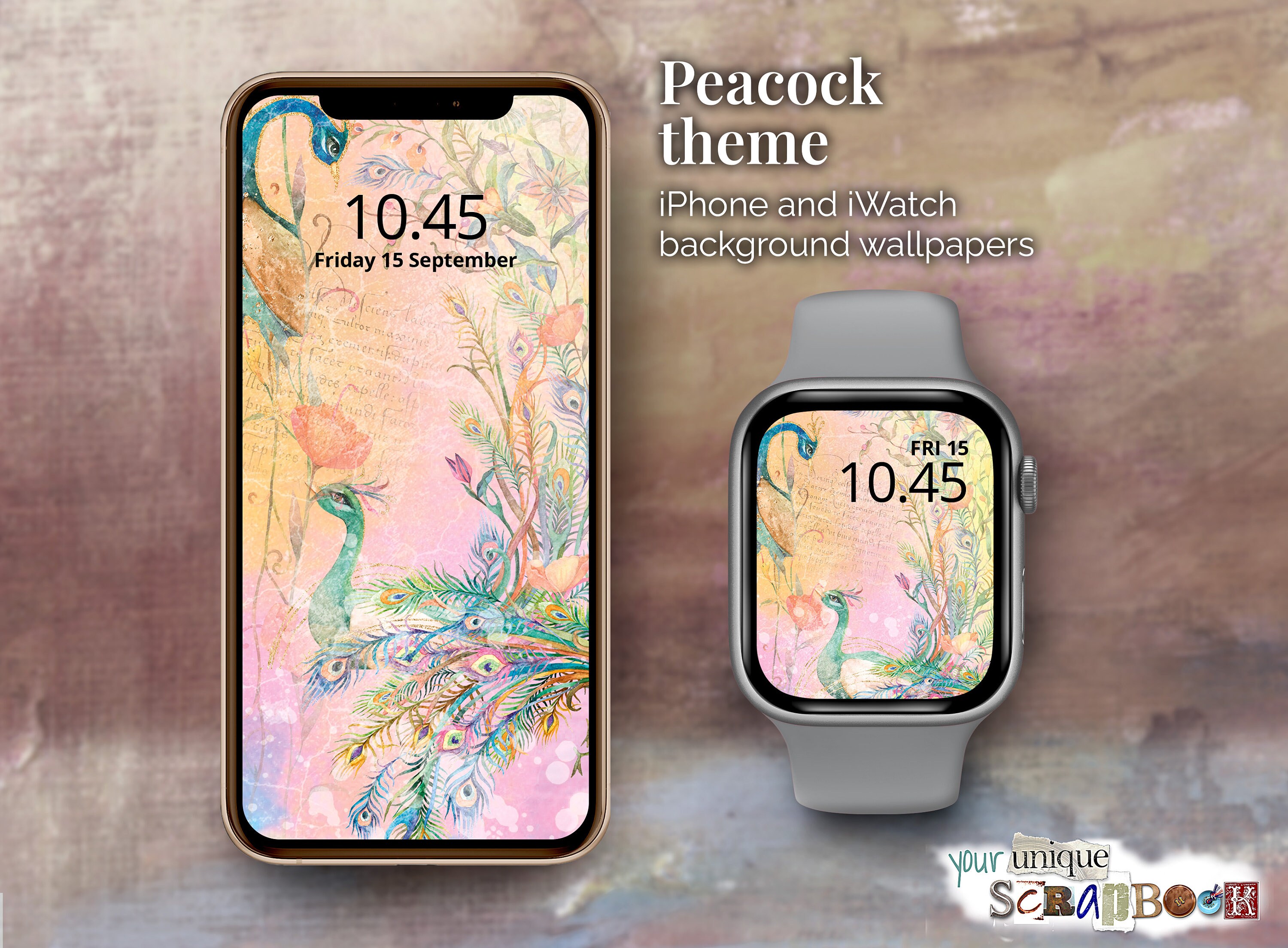 Apple Watch Face Peacock Theme Wallpaper, Iwatch Wallpaper, iPhone ...