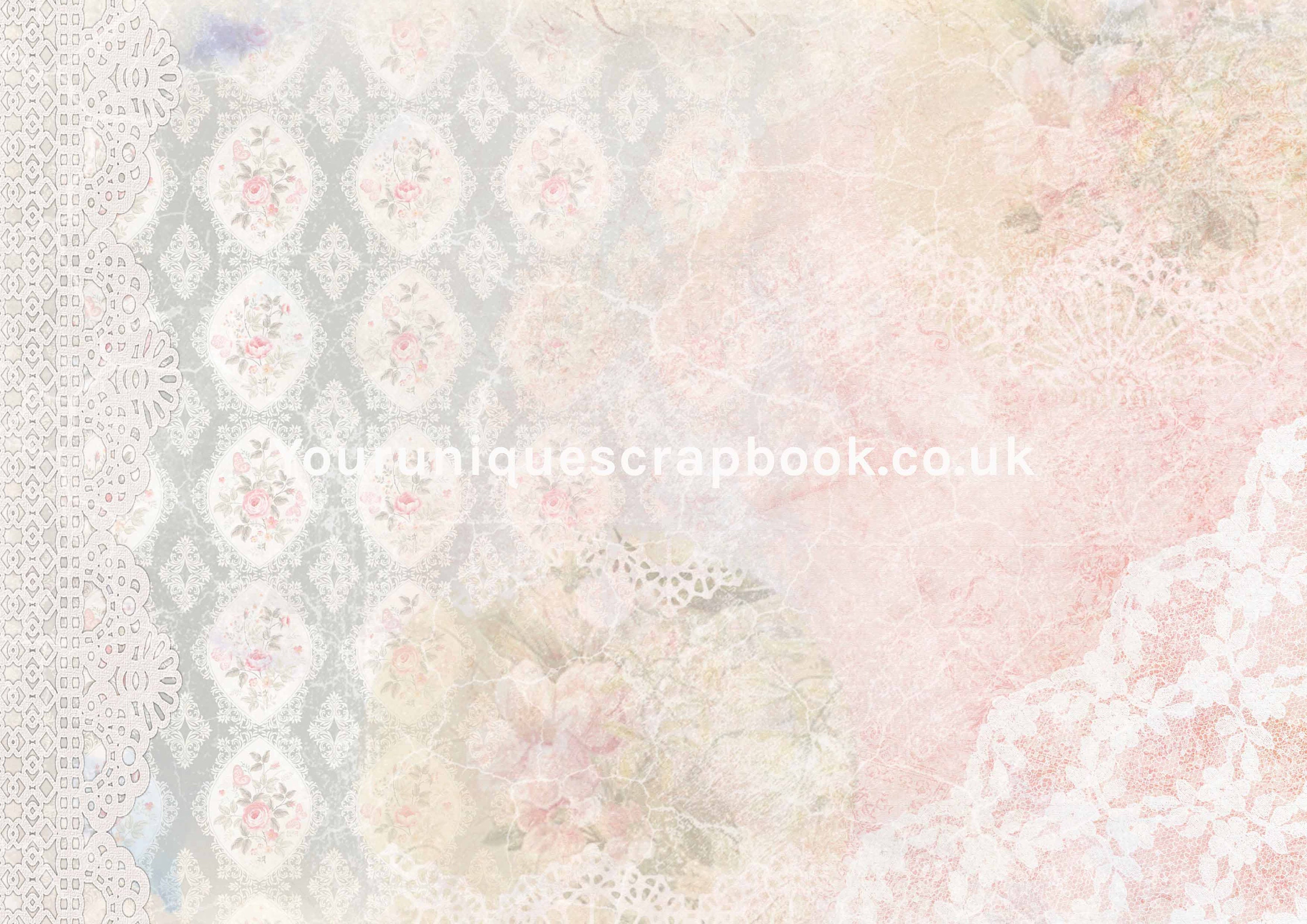 Wedding Lace - 12 Themed Digital Paper - Vintage Paper Theme ...
