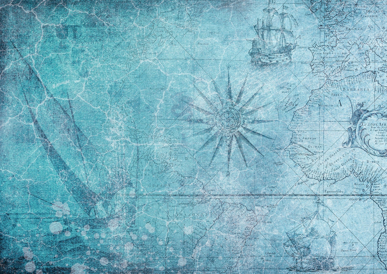 Old Maps - 8 Digital Paper Downloads - Scrapbooking Digital Paper ...