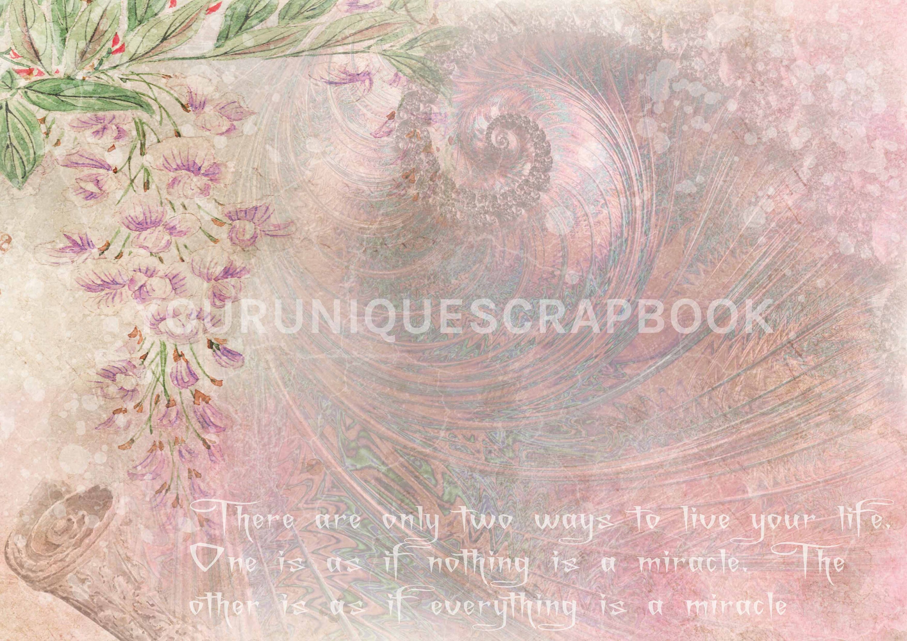 Zen Themed 8 Digital Paper Scrapbooking Journal Paper | Etsy