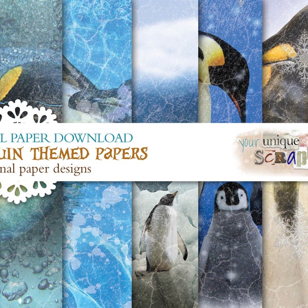 Paper Penguin - Etsy