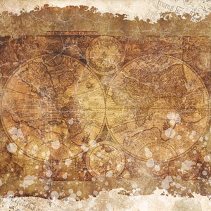 Old Maps - 8 Digital Paper Downloads - Scrapbooking Digital Paper ...