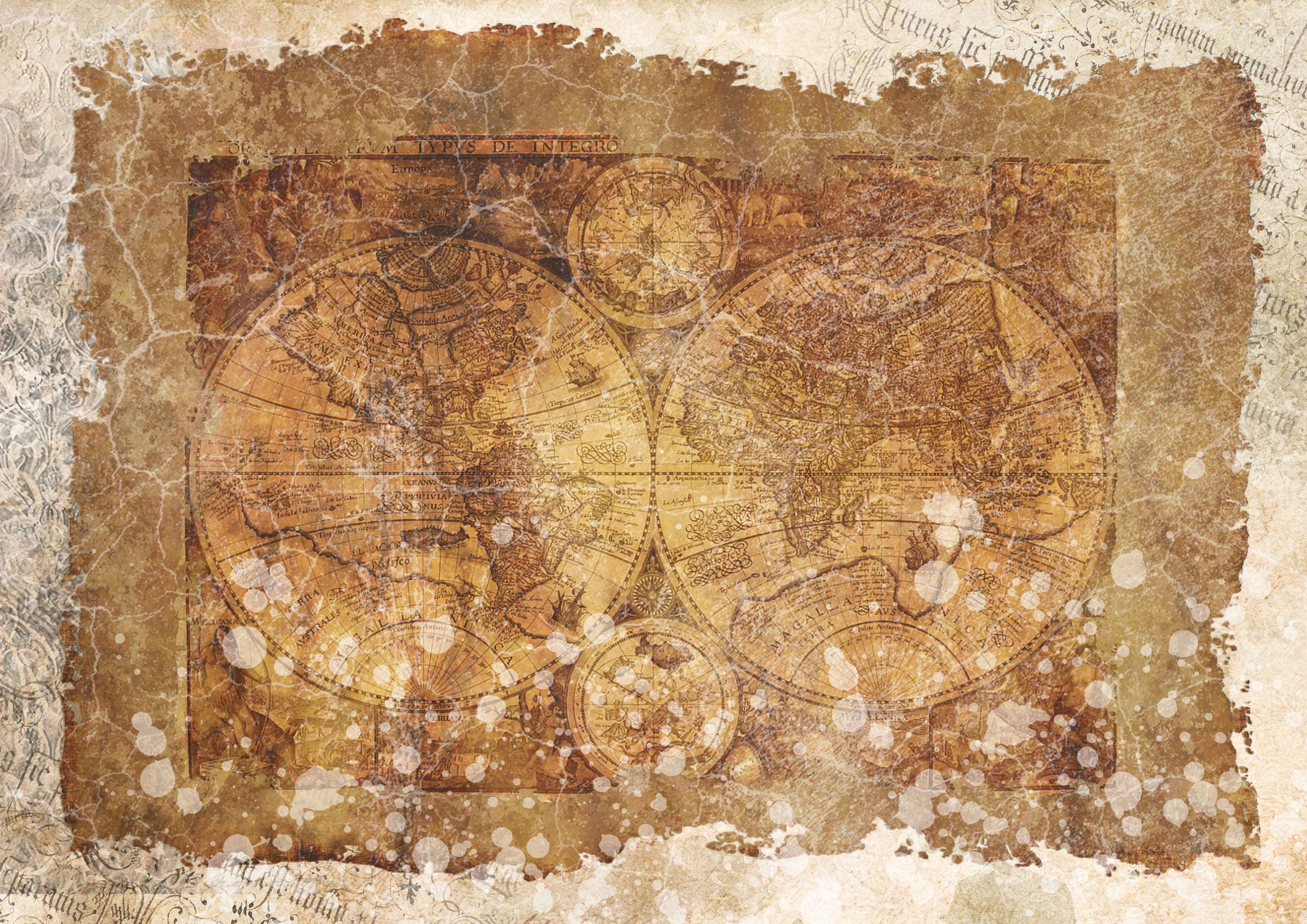 Old Maps 8 Digital Paper Downloads Scrapbooking Digital - Etsy