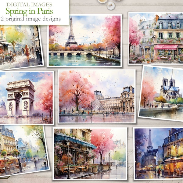 Spring in Paris - Etsy
