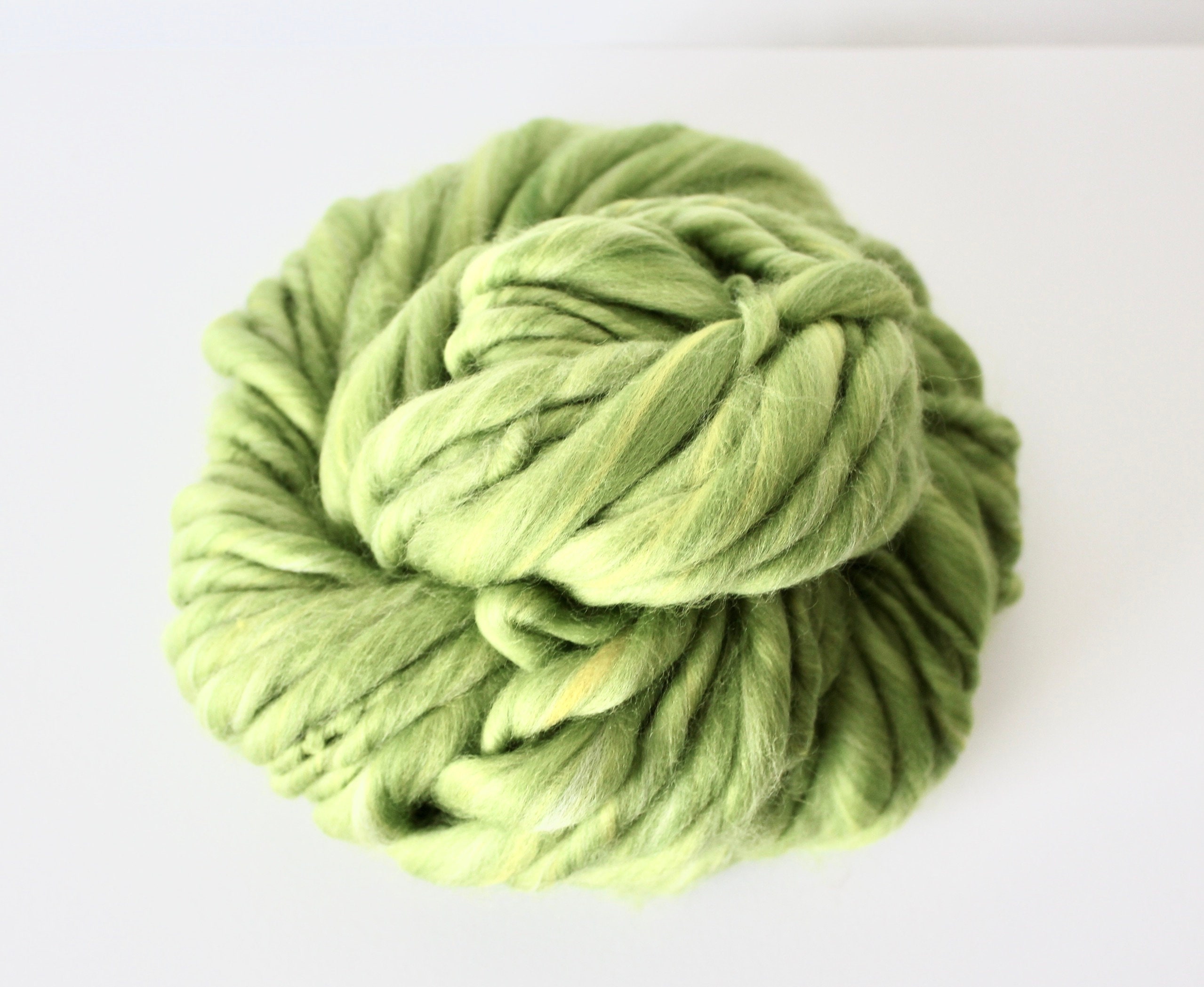 Hand Spun Thick and Thin Super Chunky Extra Fine Merino Wool - Etsy