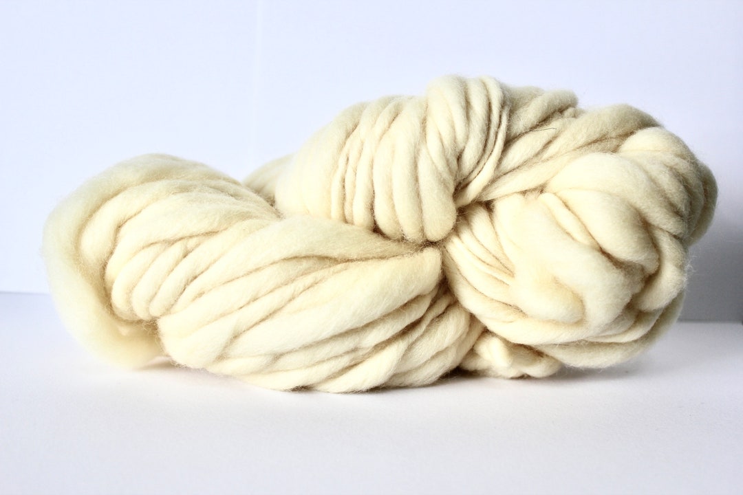 Fine Merino Wool Yarn Thick and Thin Yarn Hand Spun Yarn Wool Yarn TTS ...