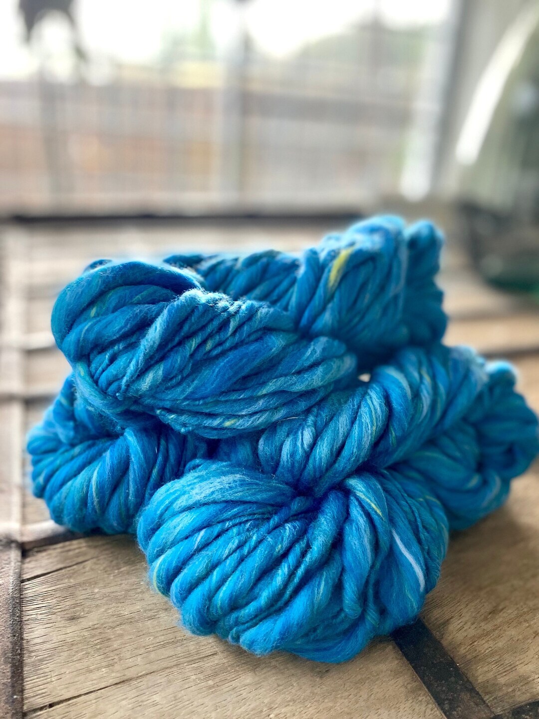 Hand Spun Thick and Thin Super Chunky Extra Fine Merino Wool Yarn TTY ...