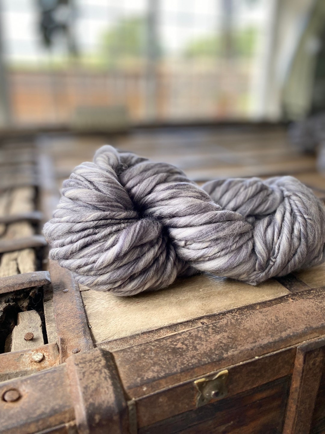 Hand Spun Thick and Thin Super Chunky Extra Fine Merino Wool Yarn TTY ...
