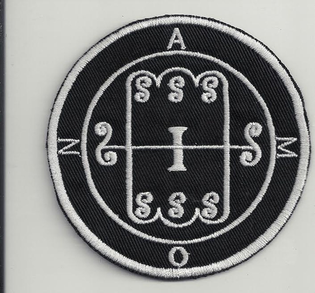 Sigil of Amon, Ars Goetia, Necronomicon - Embroidered Patch, 3,2 X 3,2 ...