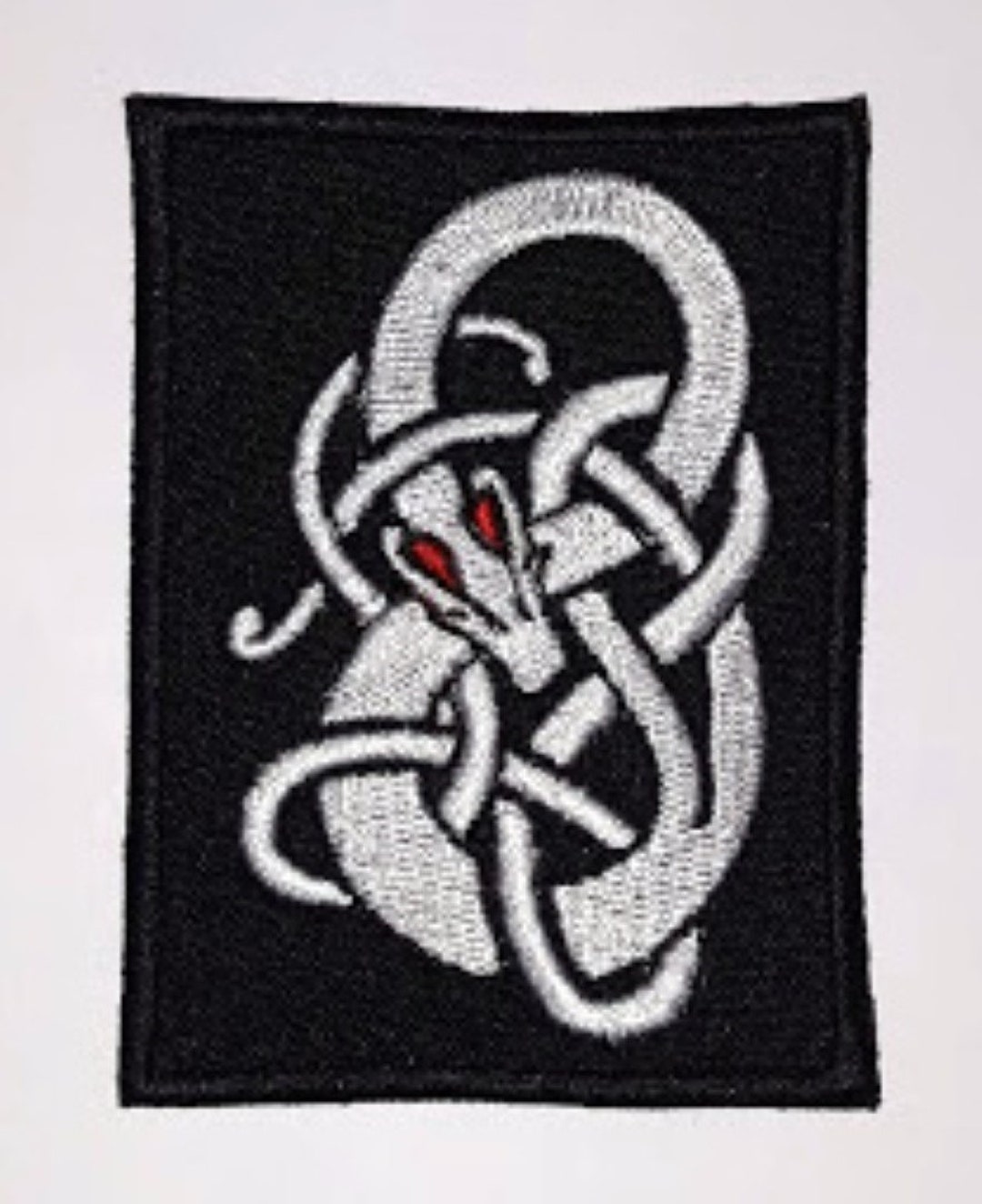 Serpent celtique - Patch brodé, 9 x 6 cm. - Etsy France