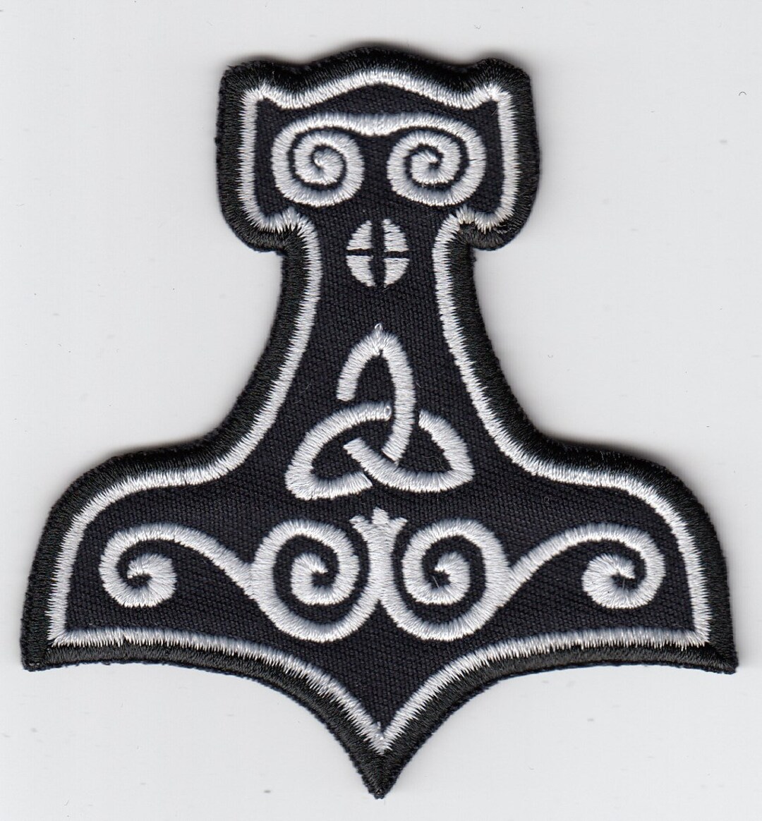 Thors Hammer - Embroidered Patch, BUY3 GET4, 3,2 X 3,2 INCH - Etsy