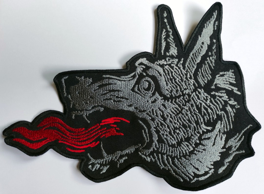 Wolf Head - Embroidered Back Patch, BUY 3 GET 4, 11,2 X 8,8 Inch - Etsy