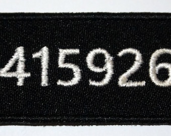 Pi Symbol π Embroidered Patch Mathematical Equation - Etsy