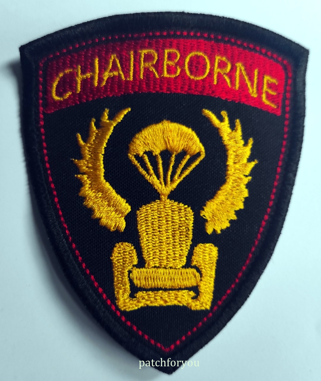 Chairborne - Embroidered Patch, BUY3 GET4, 3,2 X 4 INCH - Etsy