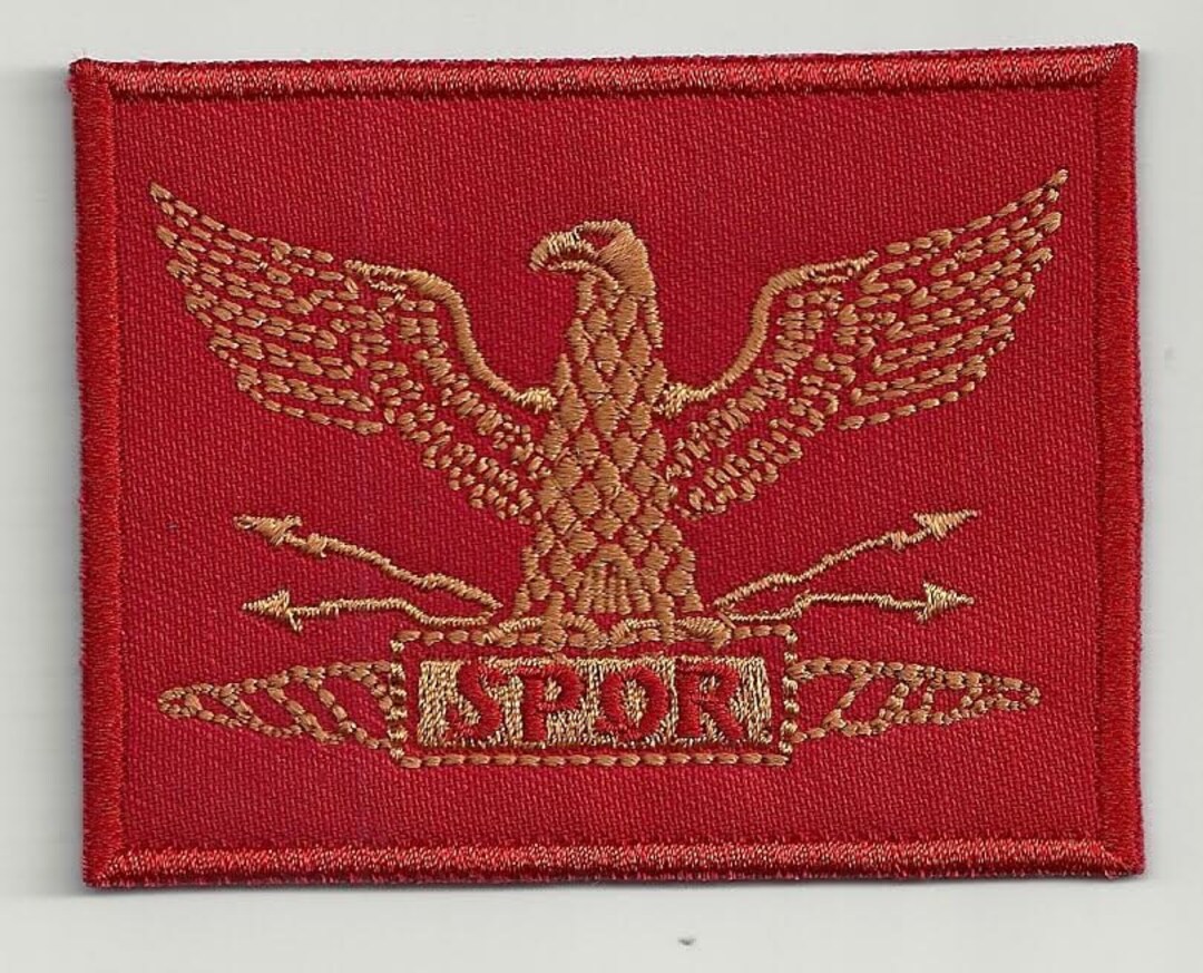 Roman Legion Eagle R/y - Embroidered Patch, BUY3 GET4, 2,4 X 3,2 INCH ...