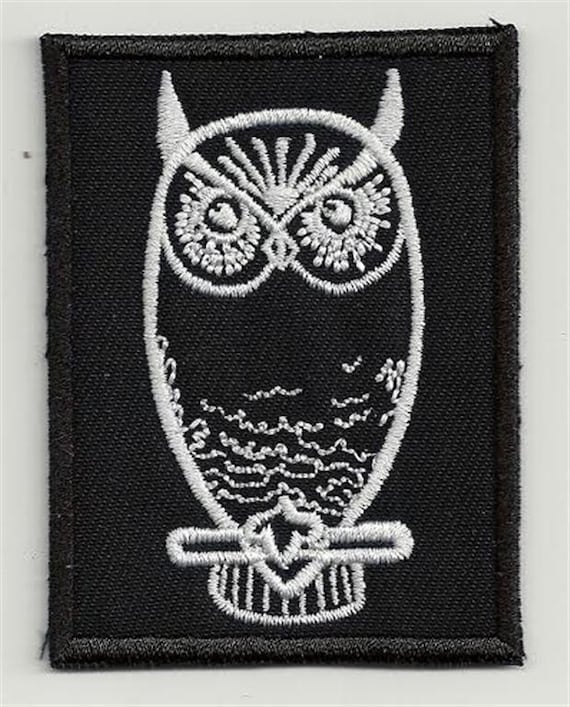 Owl Embroidered Patch BUY3 GET4 32 X 2 INCH | Etsy