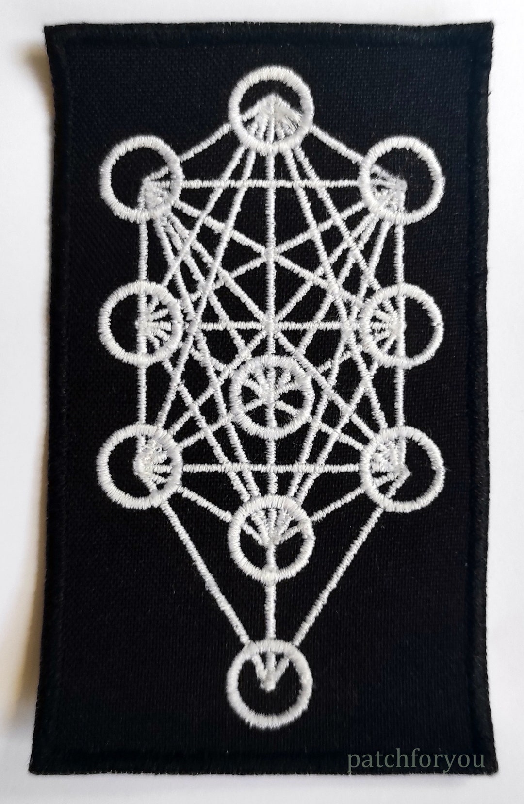 Sacred Geometry, Tree of Life Variation 3 - Embroidered Patch, BUY3 ...