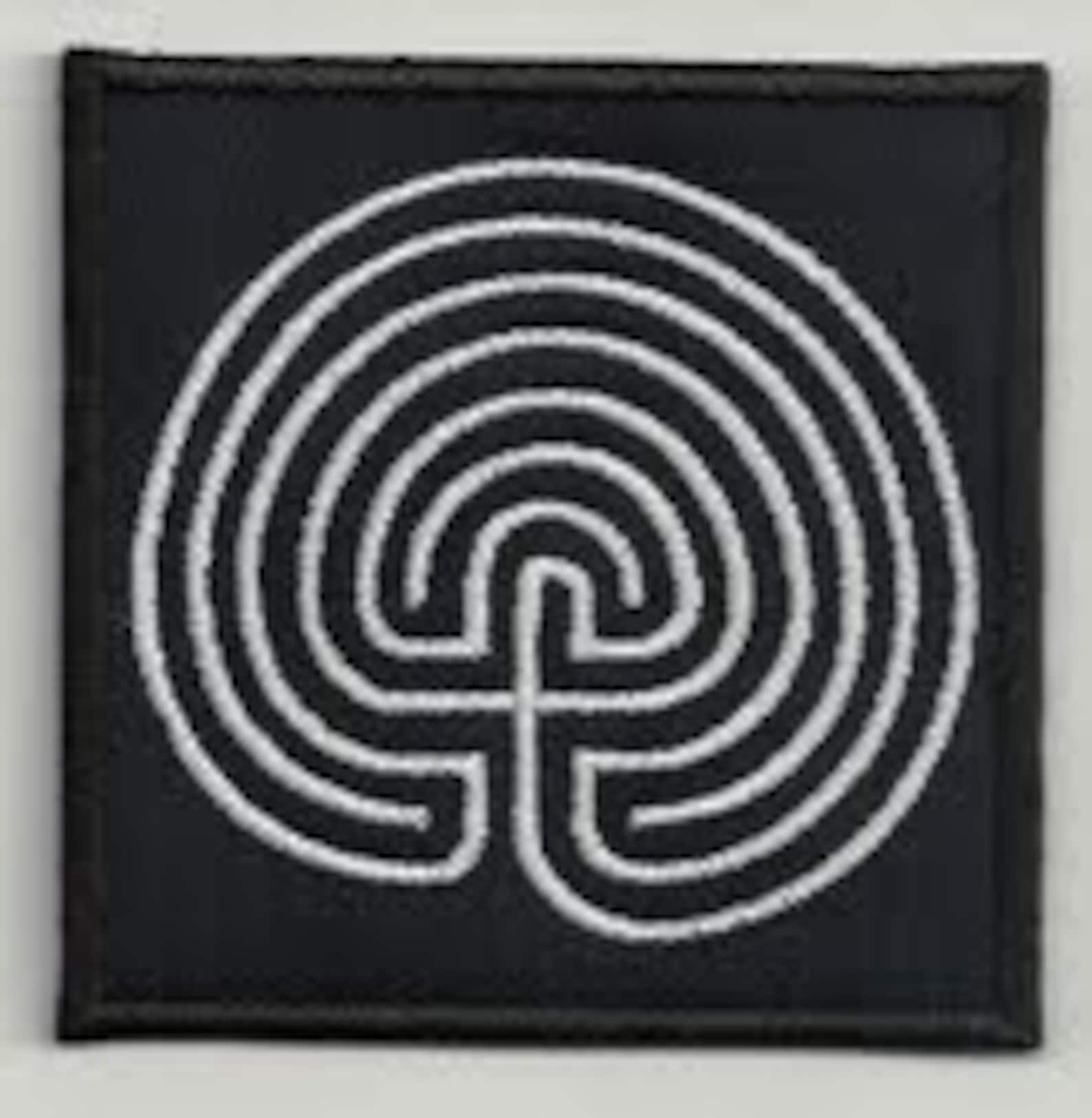 Ancient Greek Labyrinth Symbol Embroidered Patch BUY3 - Etsy