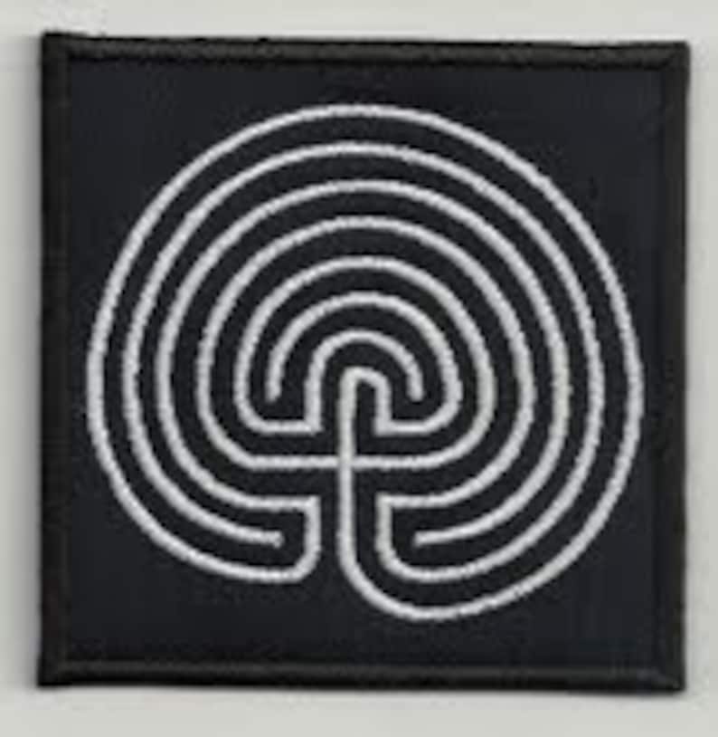 Ancient Greek Labyrinth Symbol Embroidered Patch BUY3 - Etsy