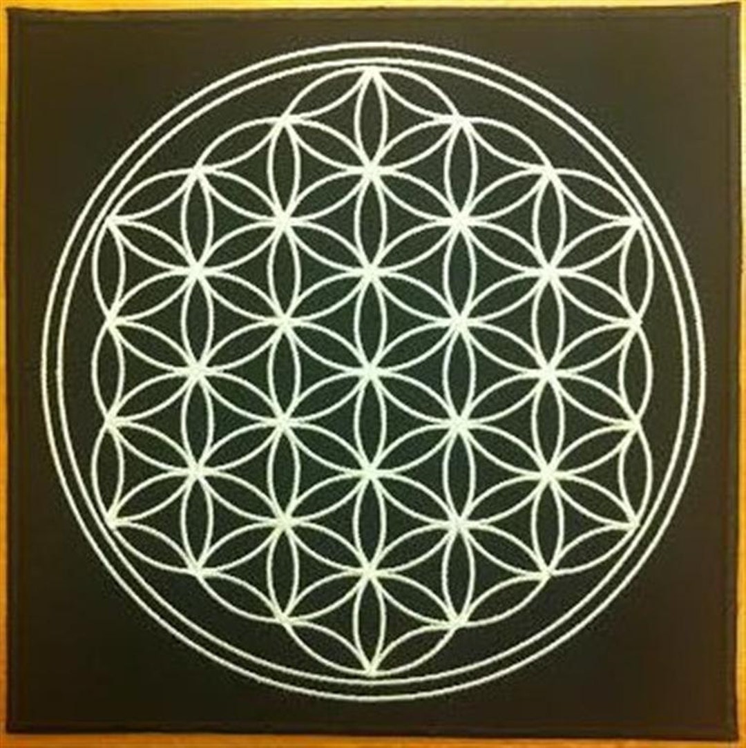 Flower of Life ( Full ), Sacred Geometry - Embroidered Back Patch, BUY3 ...