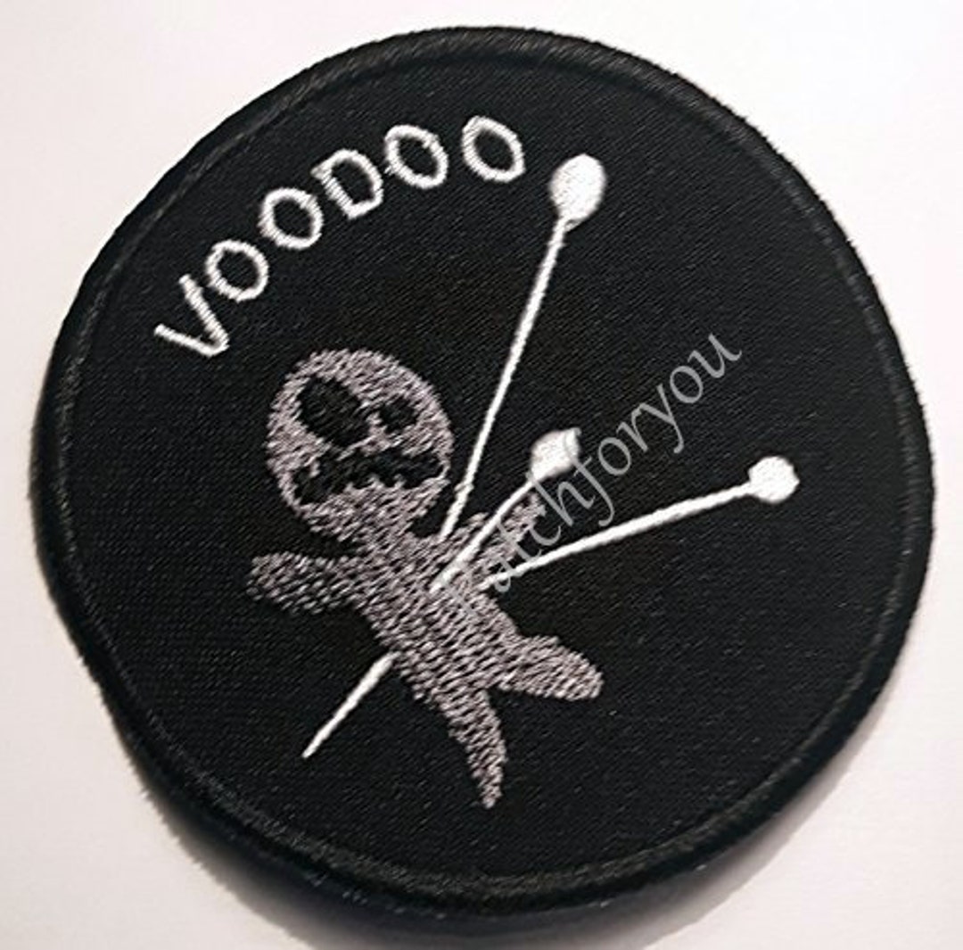 Voodoo Doll Patch, Jacket Patches, Halloween Accessories, Witchy, Gothic, Horror, Spooky ...