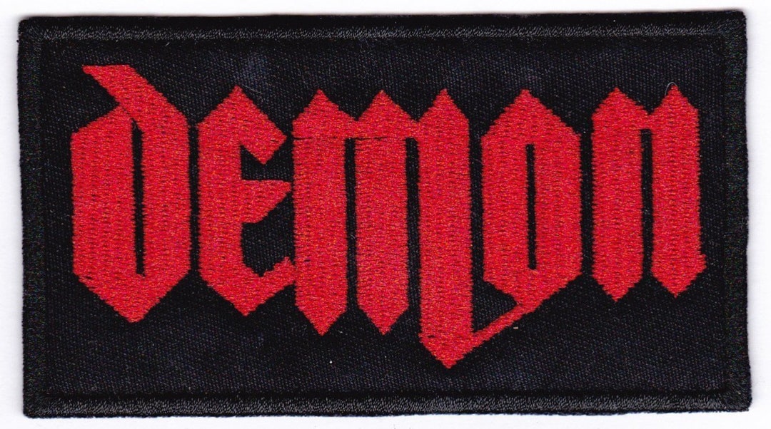 Demon - Embroidered Patch, BUY3 GET4, 3,2 X 2 Inch - Etsy