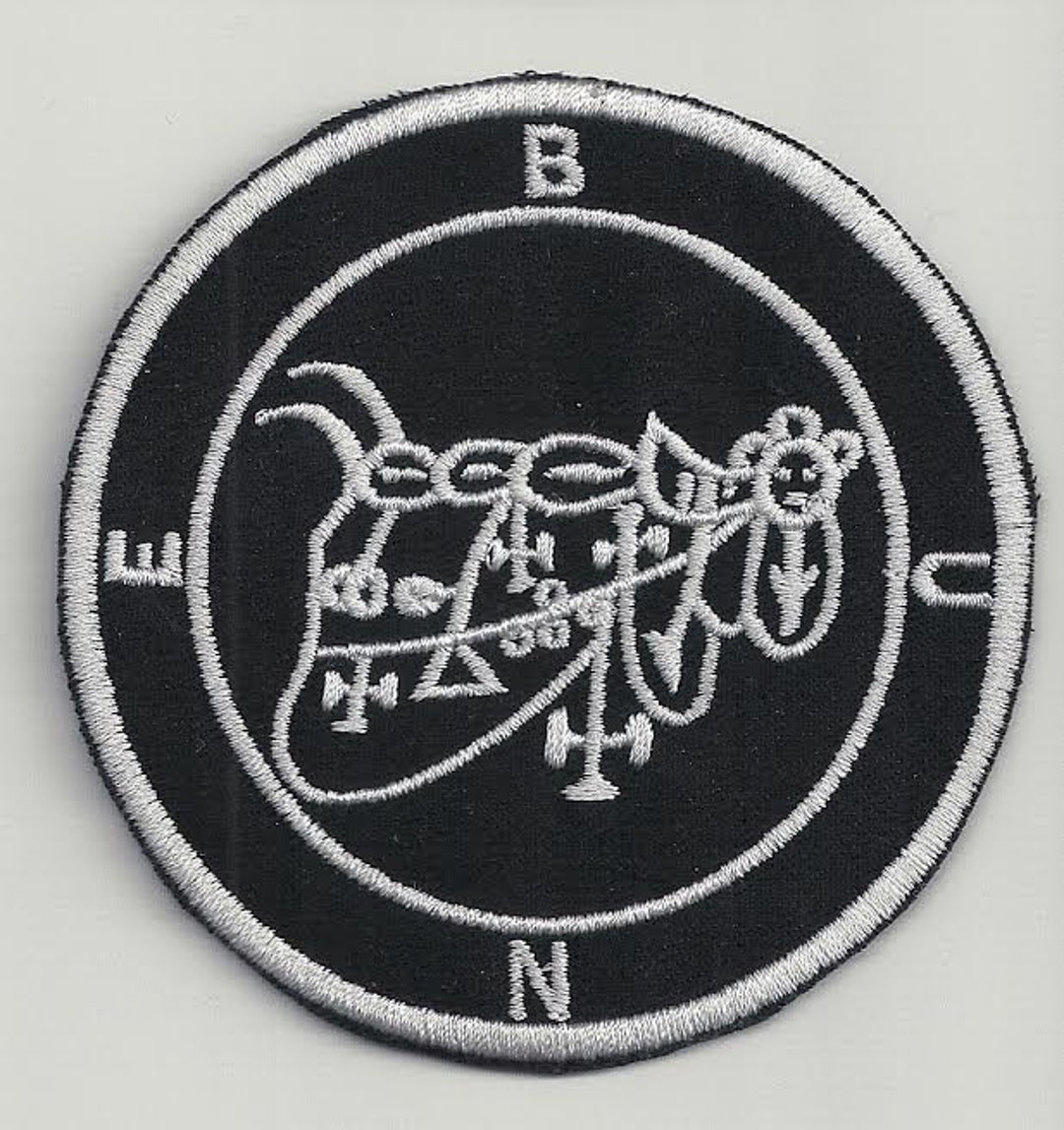Sigil of Bune, Duke, Ruler of 35 Legions of Spirits Embroidered Patch ...