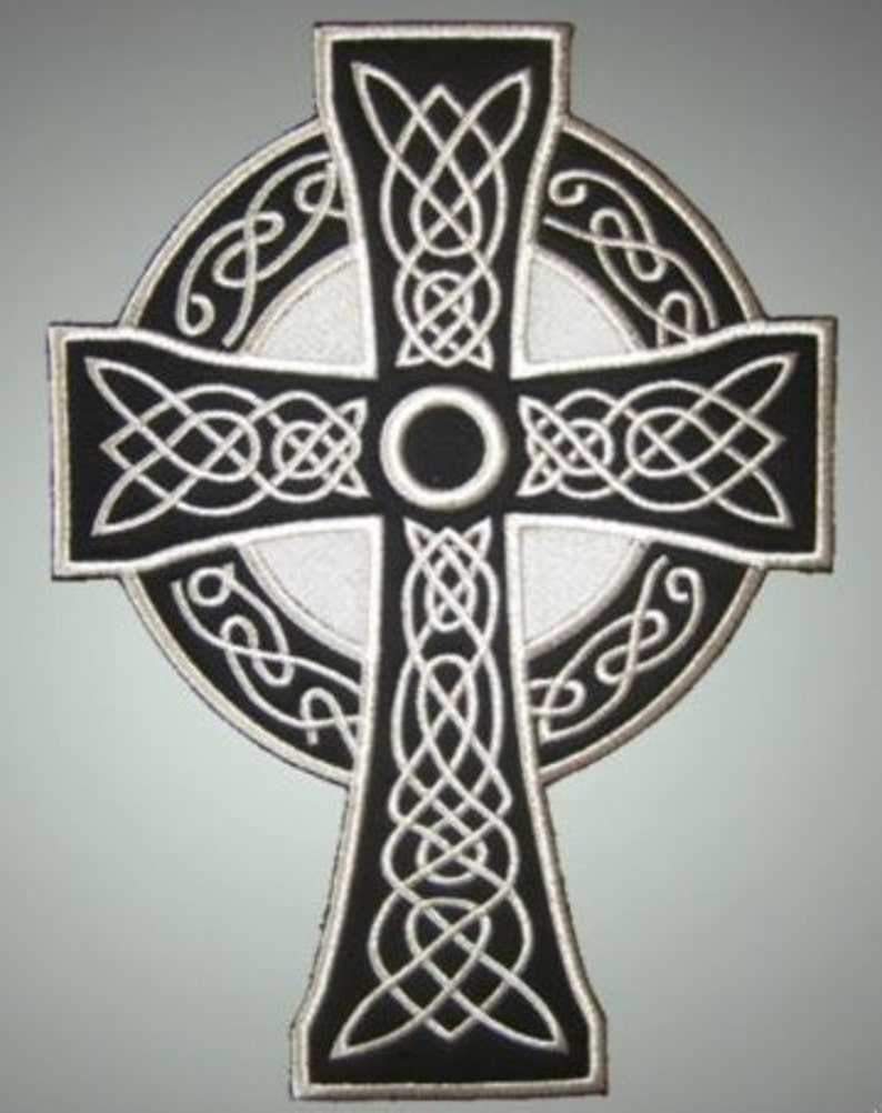 Celtic Cross Embroidered Back Patch BUY3 GET4 78 X 112 - Etsy