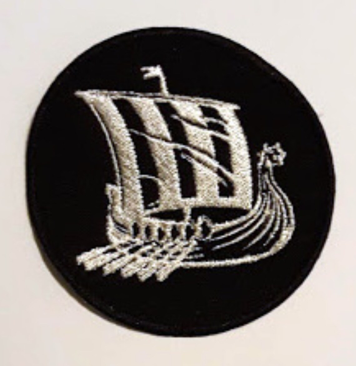 Vikings Longship, Drakkar - Embroidered Patch, BUY3 GET4, 3,2 X 3,2 ...