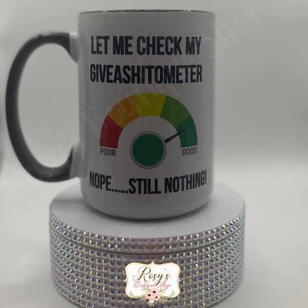 Give a Shit Meter - Etsy