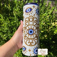 Evil Eye Maker Skinny Matte Tumbler, 20oz - Etsy