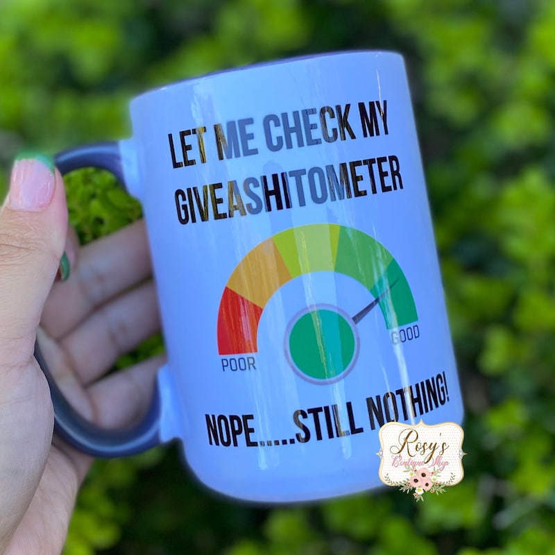 Give a Shit Meter - Etsy