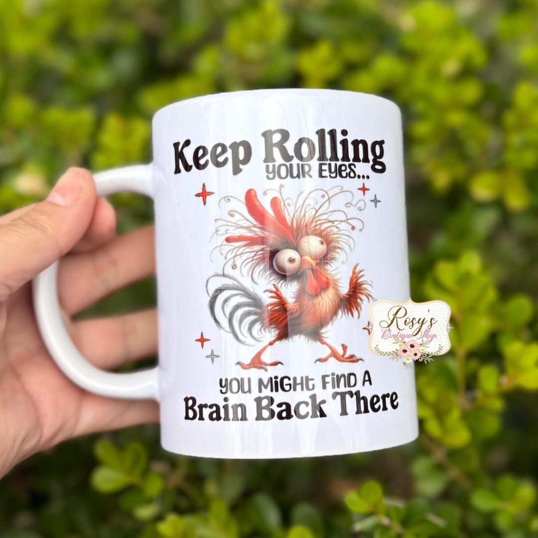 Sarcastic Chicken Quote 15oz Coffee Mug: Funny Rude Humor - Etsy